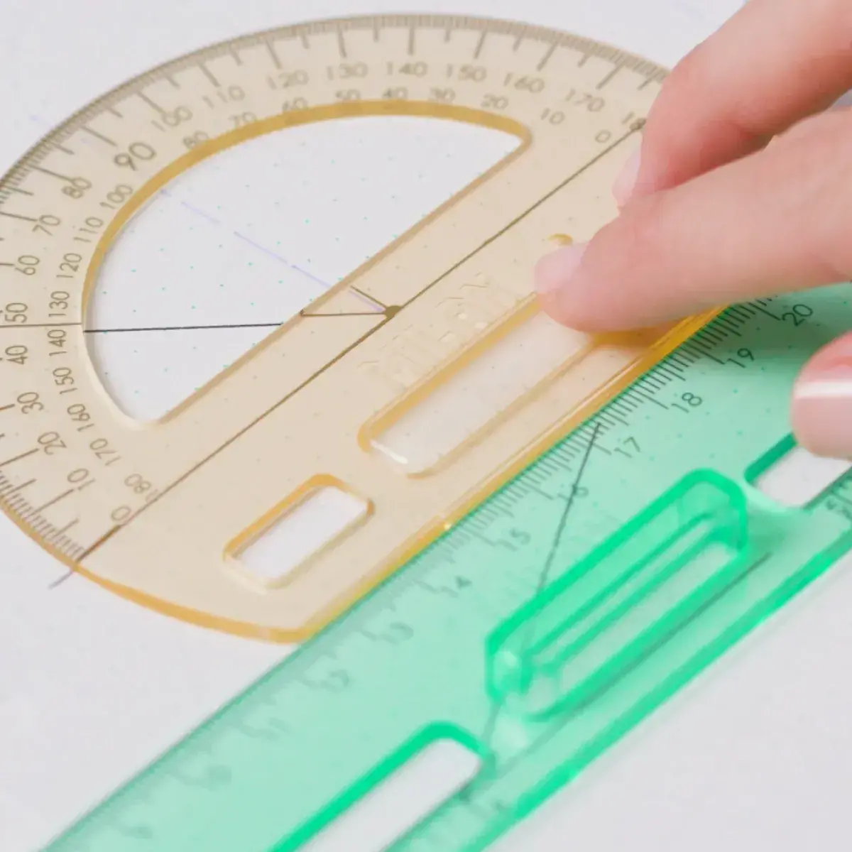 Transparent rulers tracing kit New Look series