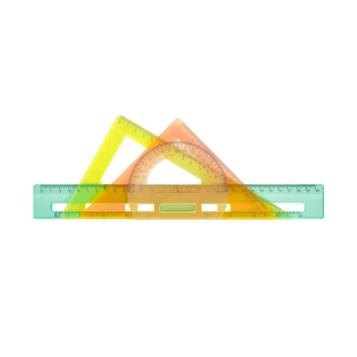 Transparent rulers tracing kit New Look series