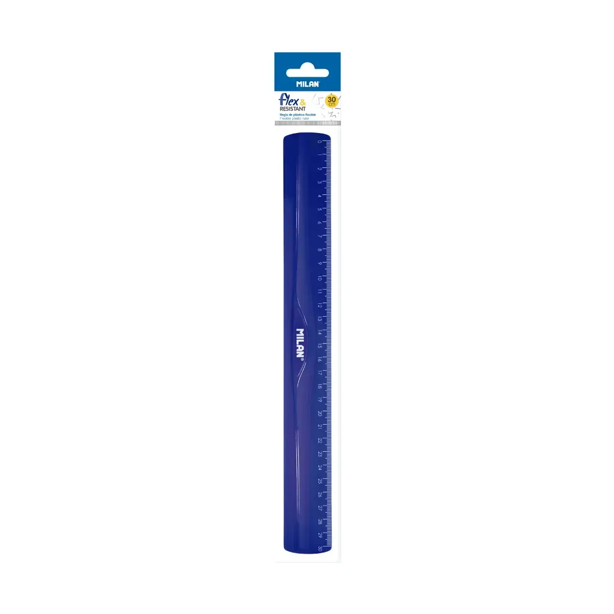 Regla Flex&Resistant azul 30 cm, serie Acid